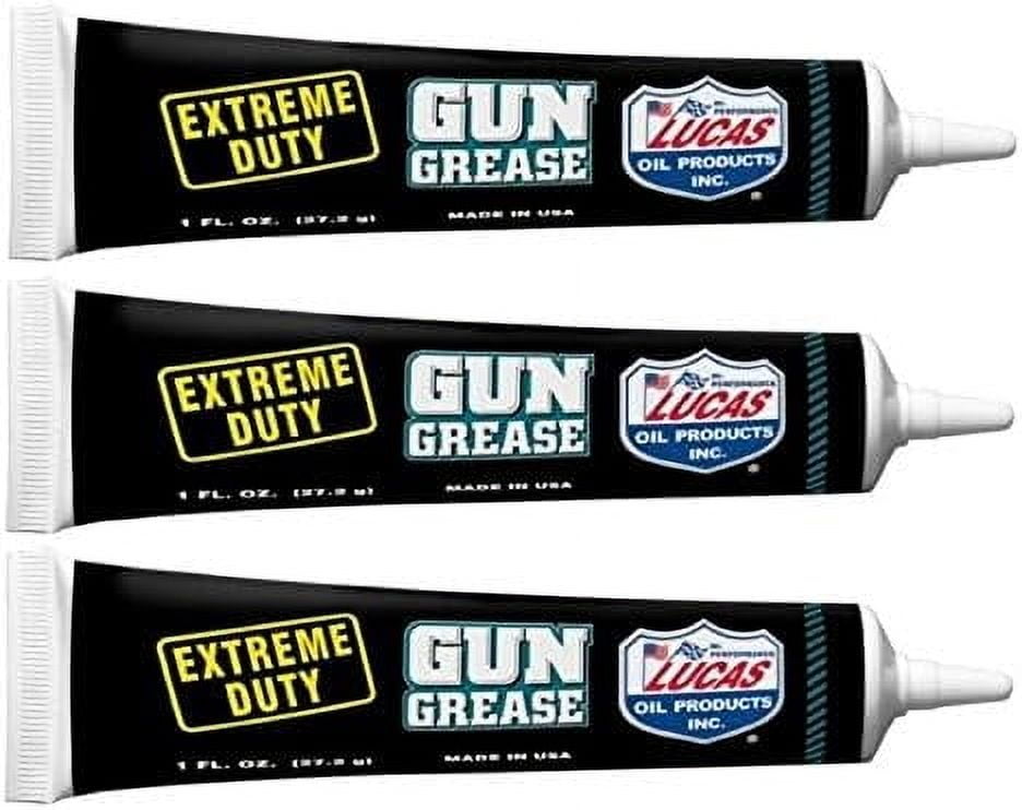3 - Lucas Extreme Duty Gun Grease 1oz Tube 10889 Lube Oil - Walmart.com