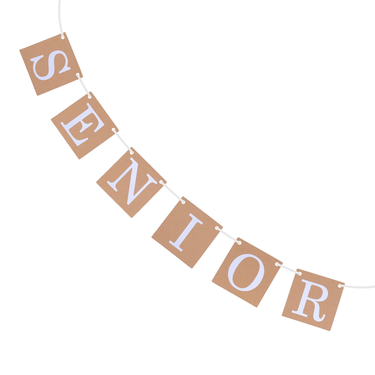 3 M Senior Letters Banner Kraft Paper Banner Props Banners Flag Banner ...