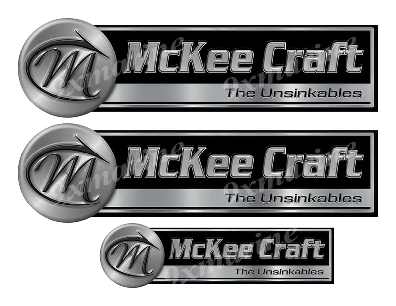 3 McKee Craft Classic Stickers - 10" long each - Walmart.com