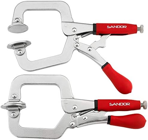 3" Metal Face Clamps for Woodworking - (Pack of 2) Heavy Duty C-Type ...