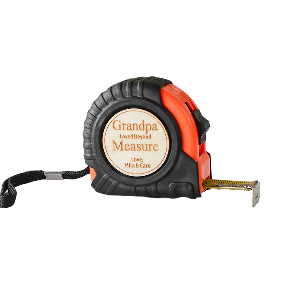 3-Meter Engraved Wood Chip Measuring Tape With Heartfelt Messages ...