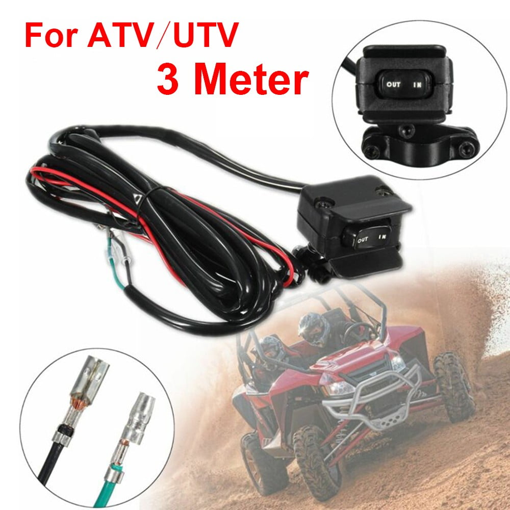 3 Meter Winch Rocker Switch For ATV/UTV Handlebar Control Line Warn ...