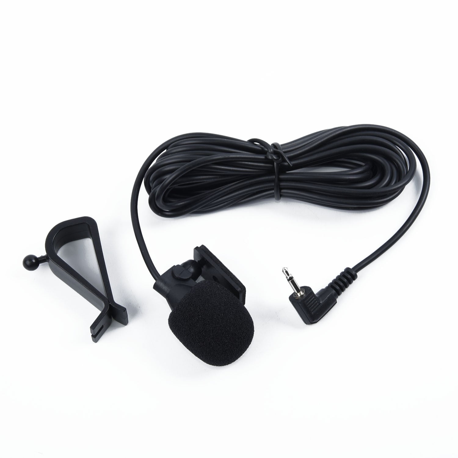 3 Meters 2.5Mm Microphone Condenser Clip-On Lapel Mic External ...