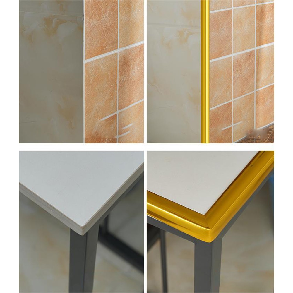 3 Meters*3cm PVC Adhesive Wall Corner Decor Strip Wall Skirting Line ...