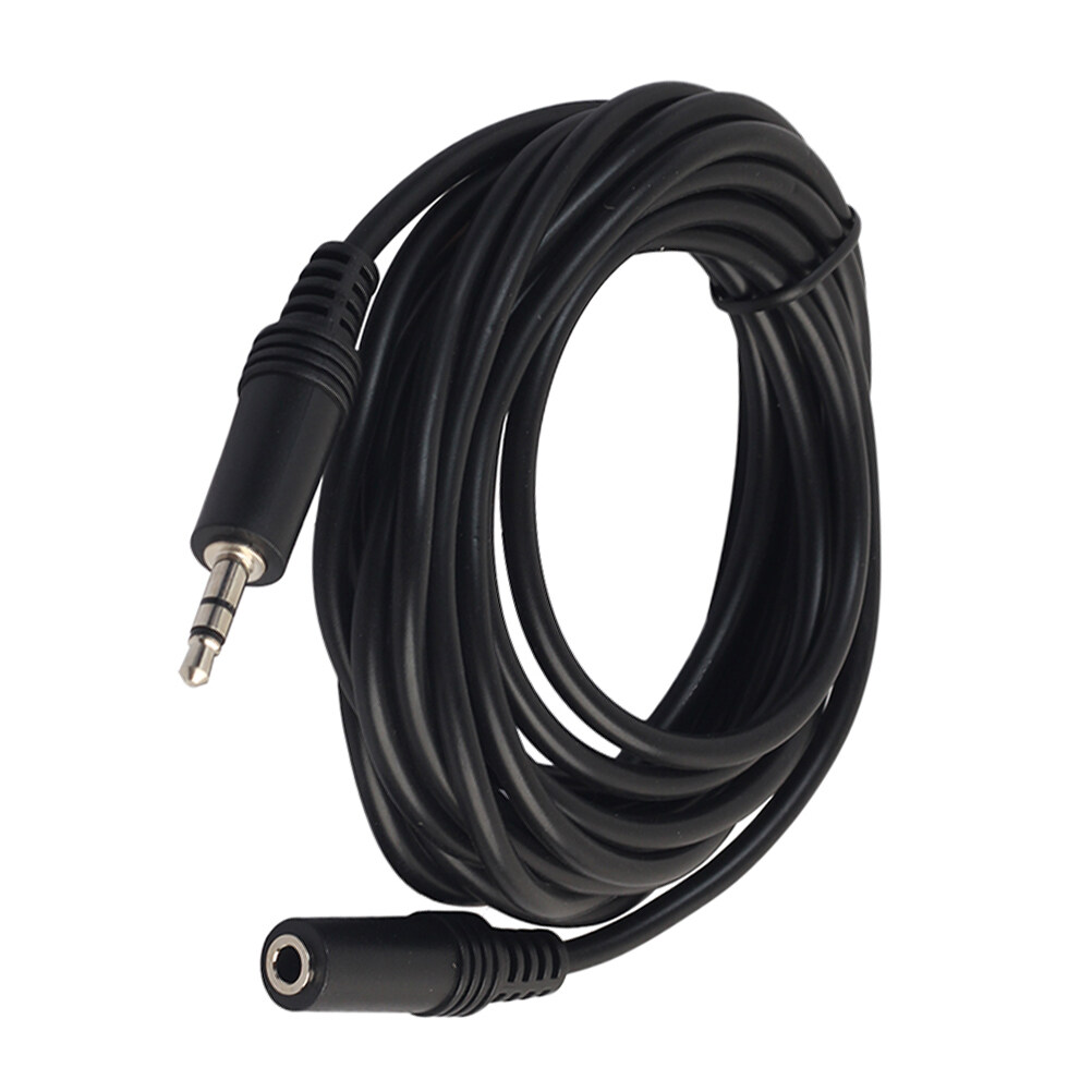 3 Meters Cables Mic Large Capacity Clutch Headphone Extension Extender ...