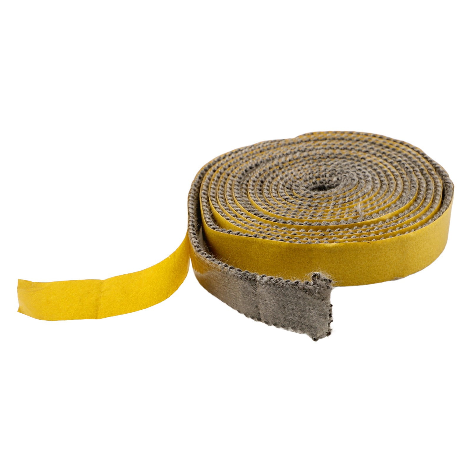 3 Meters Fireplace Sealing Rope Pad Black Flat Stoves Rope Adhesive ...