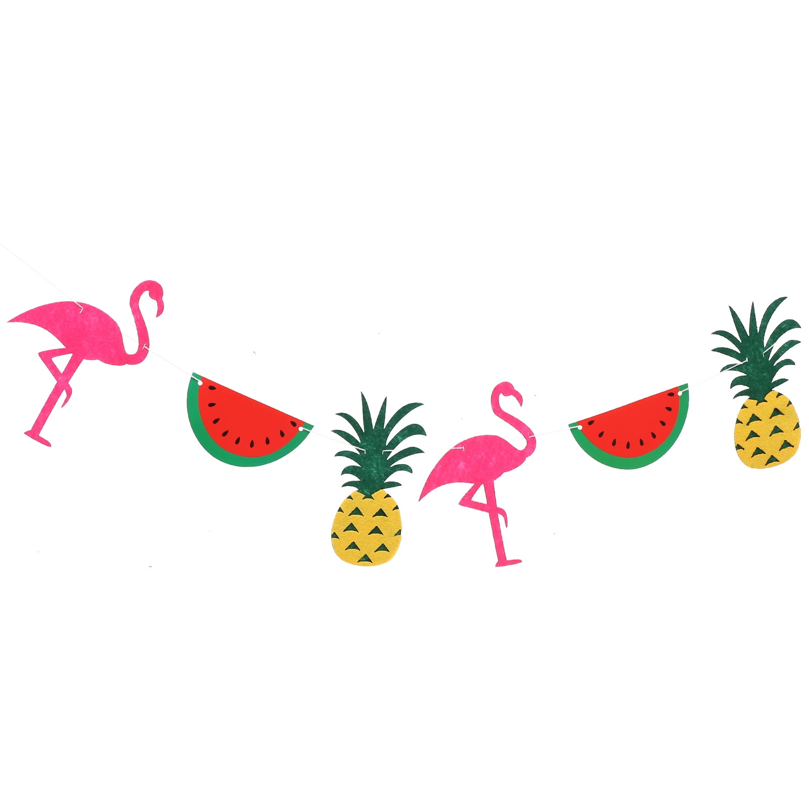 3 Meters Flamingo Buntings Banners Party Long Felt Selva Greenery ...