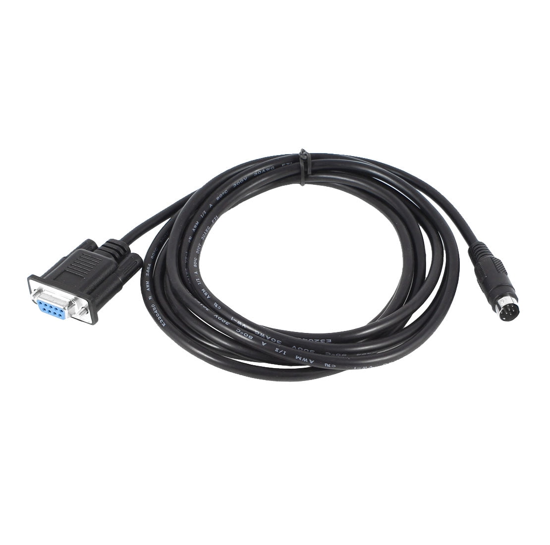 3 Meters RS232 DB9P Female to Male 8P Din PLC Cable GPW-CB02 - Walmart.com