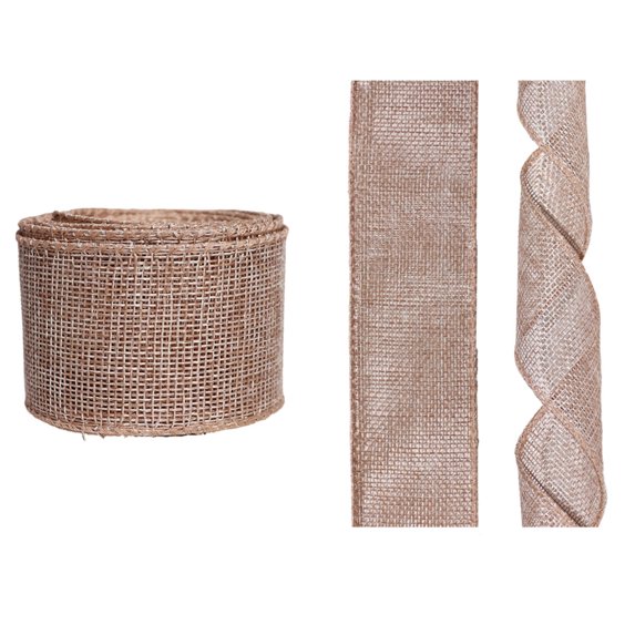 3 Meters Solid Faux Linen Ribbon for DIY Craft Projects Festival Bow ...
