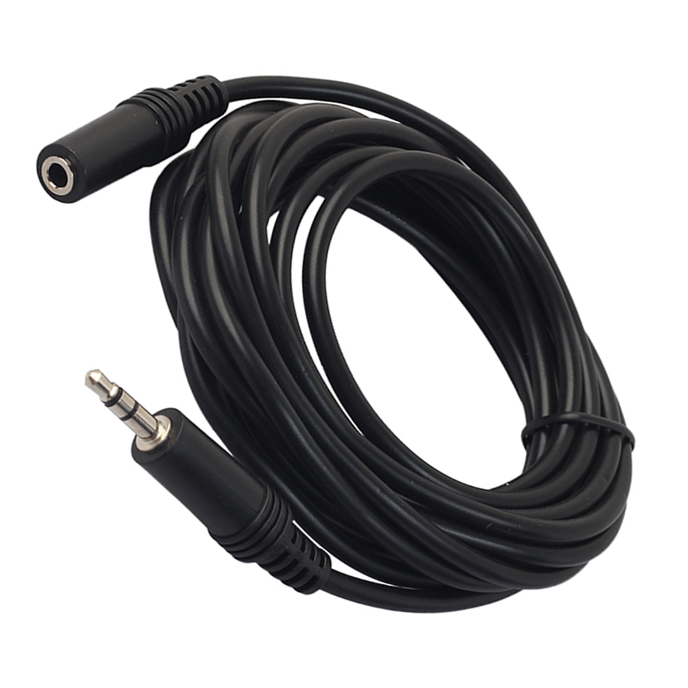 3 Meters Stereo Audio Extension Cable Headphone Jack Aux Cord Adapter ...