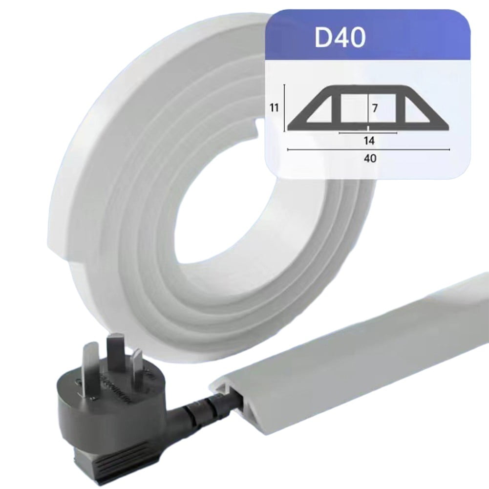 3 Meters Wire Cover Floor Cable Protector Wire Cover Flexible Cord ...