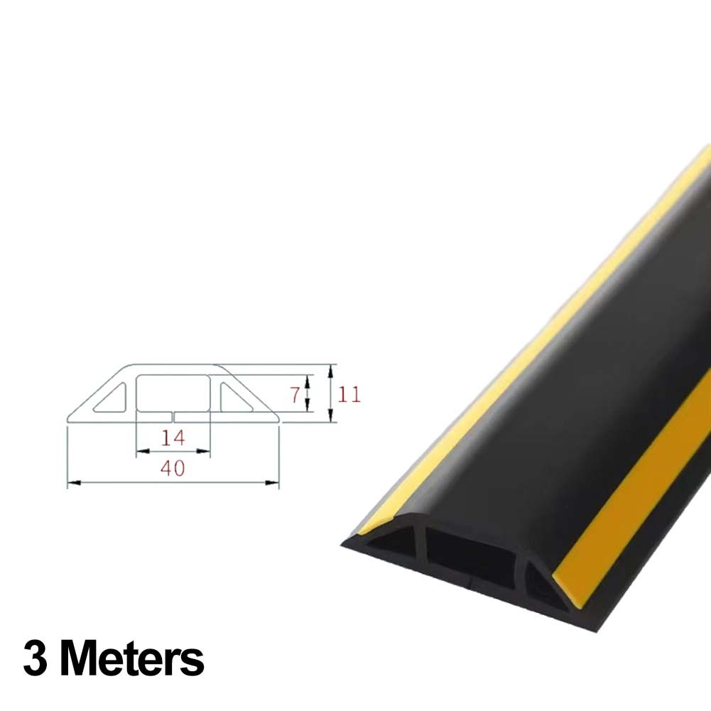 3 Meters Wire Cover Self Adhesive Floor Cable Protector Wire Cover ...