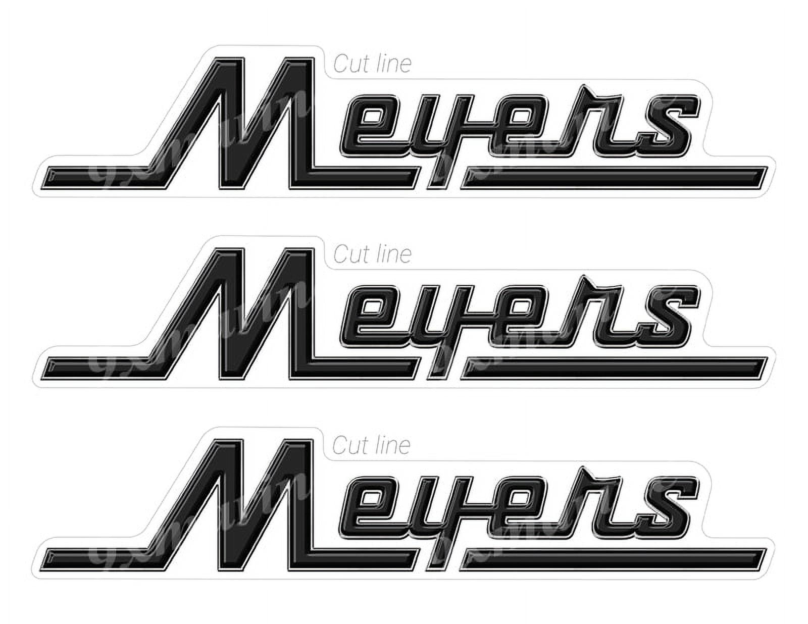 3 Meyers Boat Stickers "3D Vinyl Replica" of original - Walmart.com