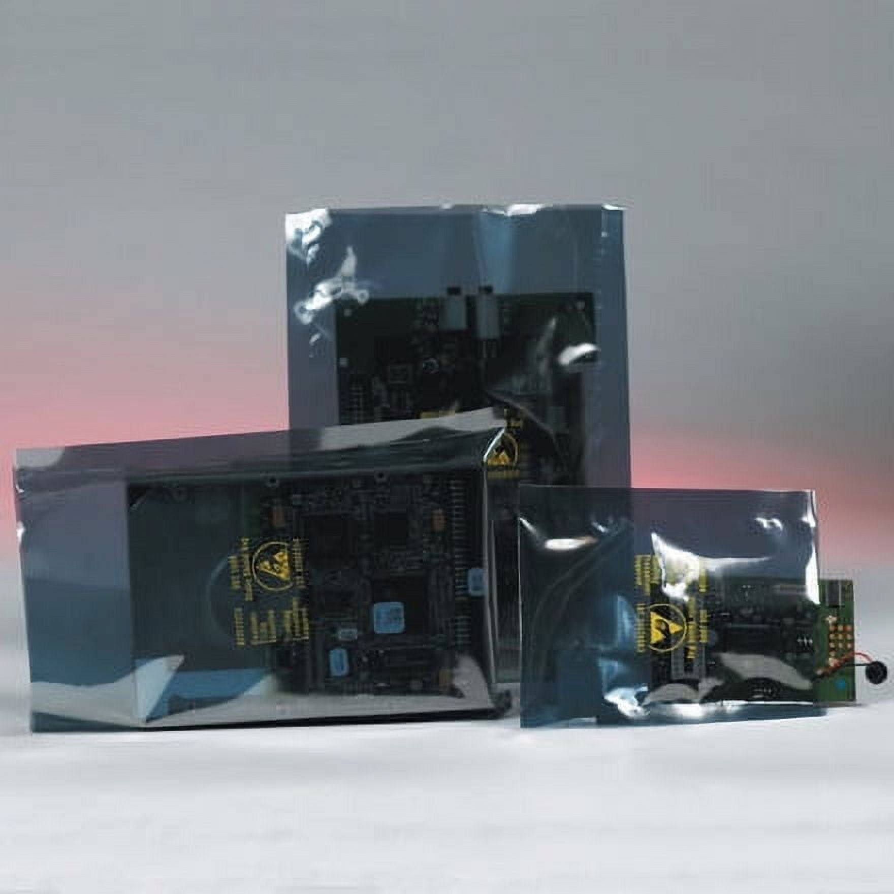 3 Mil, 6" x 6" - Printed Open End Static Shielding Bags, 100 Per Case ...