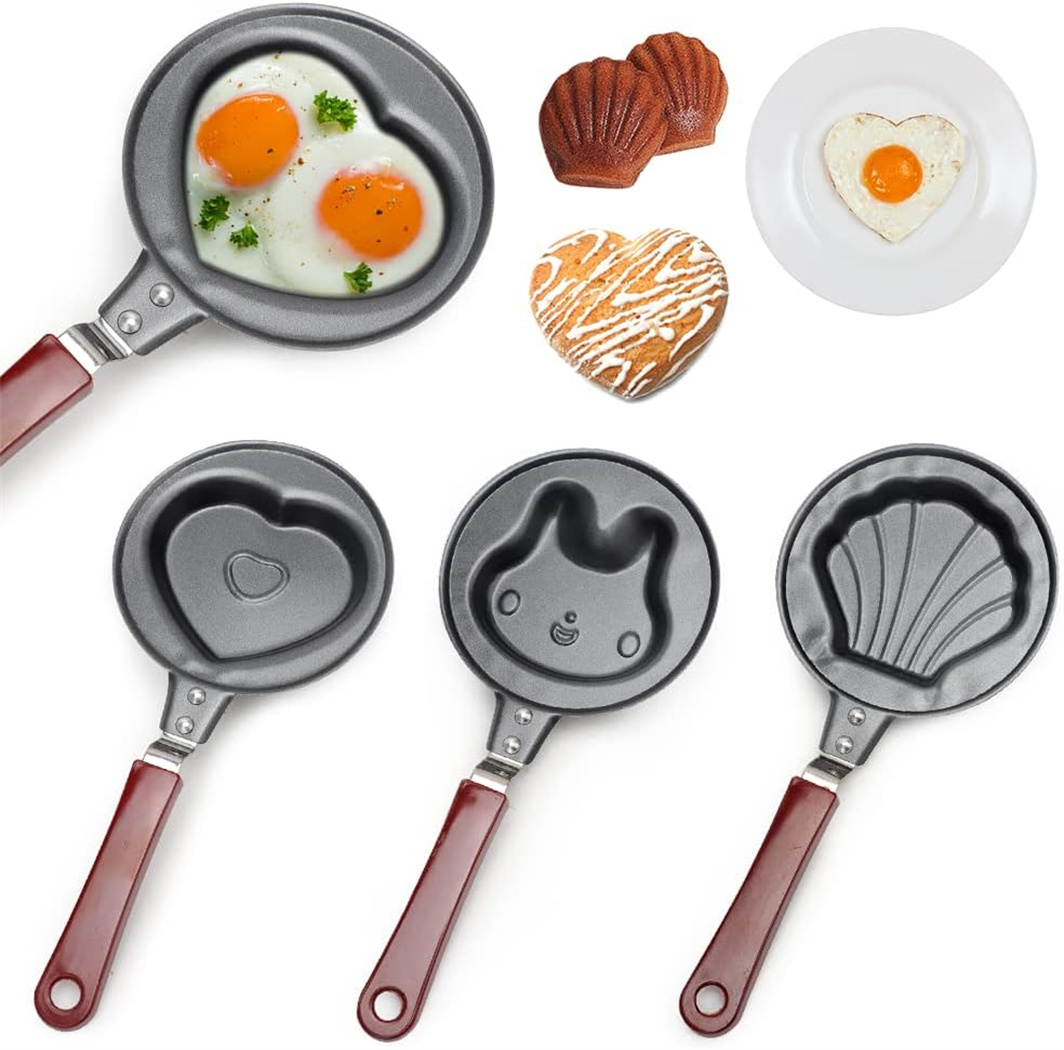 HIC Kitchen Non-Stick Fried and Poached Egg and Pancake Cooking Rings ...