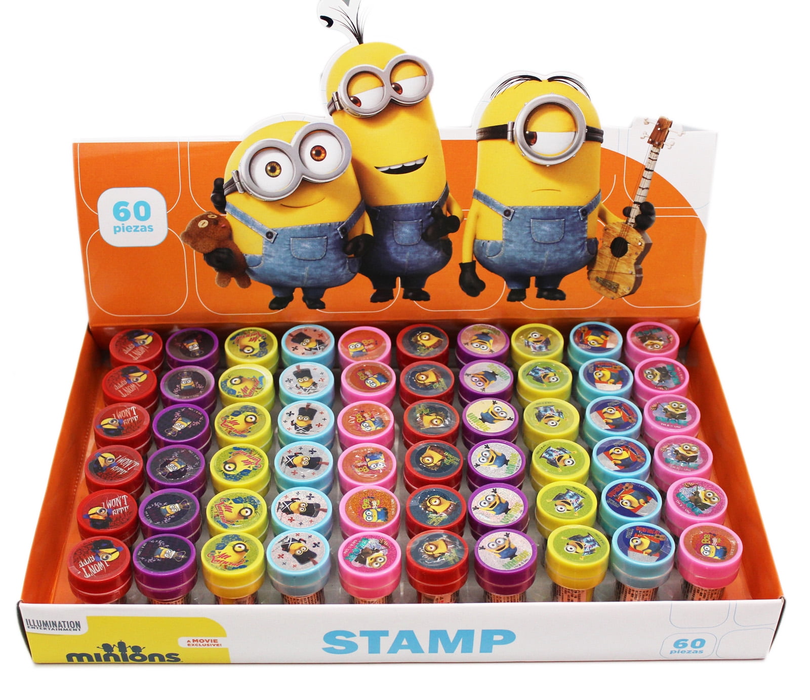 3 Minions Randomly Assorted Stamp Set (3 Stamps, Randomly Chosen ...