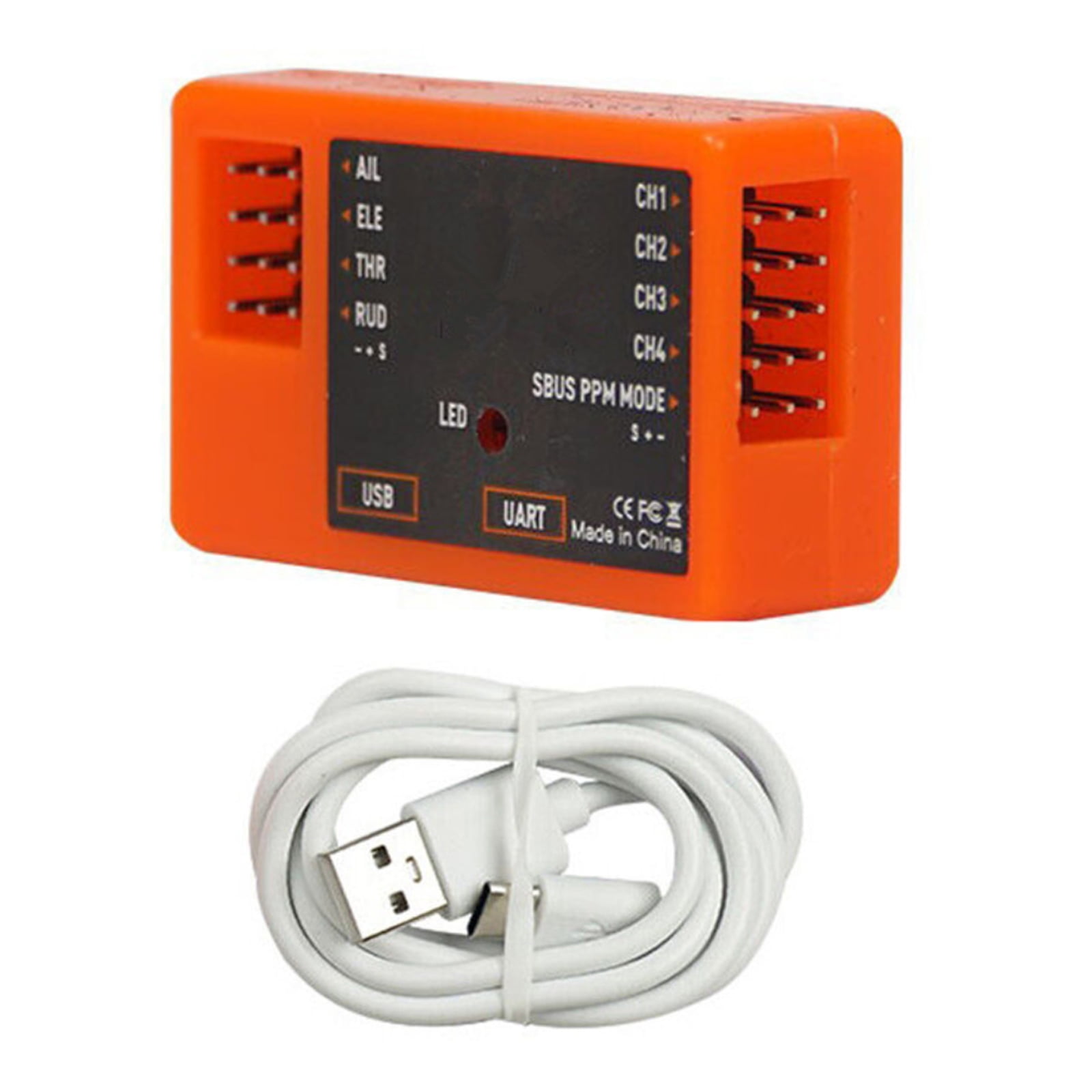 3-Mode RC Aircraft Flight Controller Gyro Stabilizer for FMS Reflex V3 ...