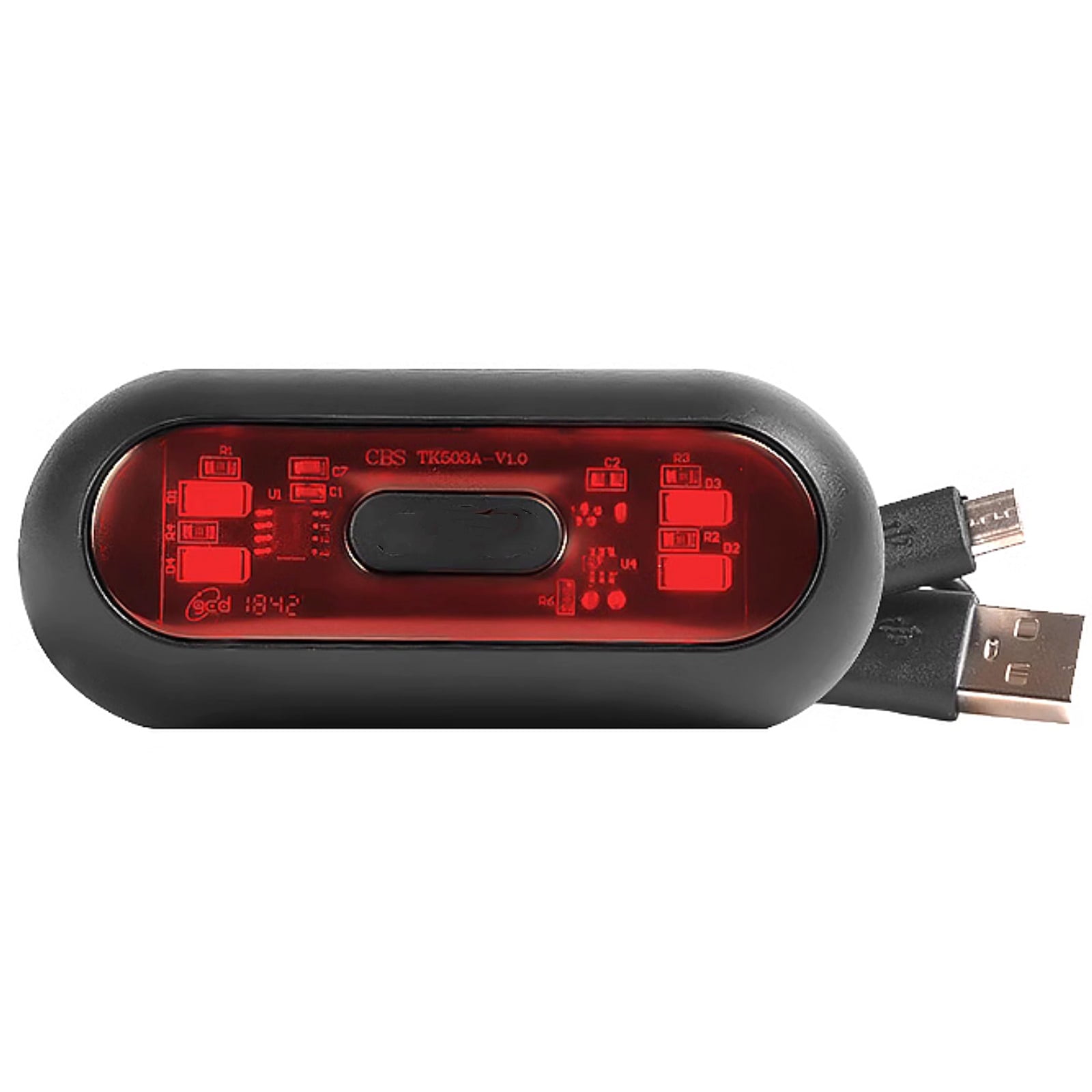 3-Mode Rear Helmet Light for Riders: Always On, Flash, Warning Enhanced ...