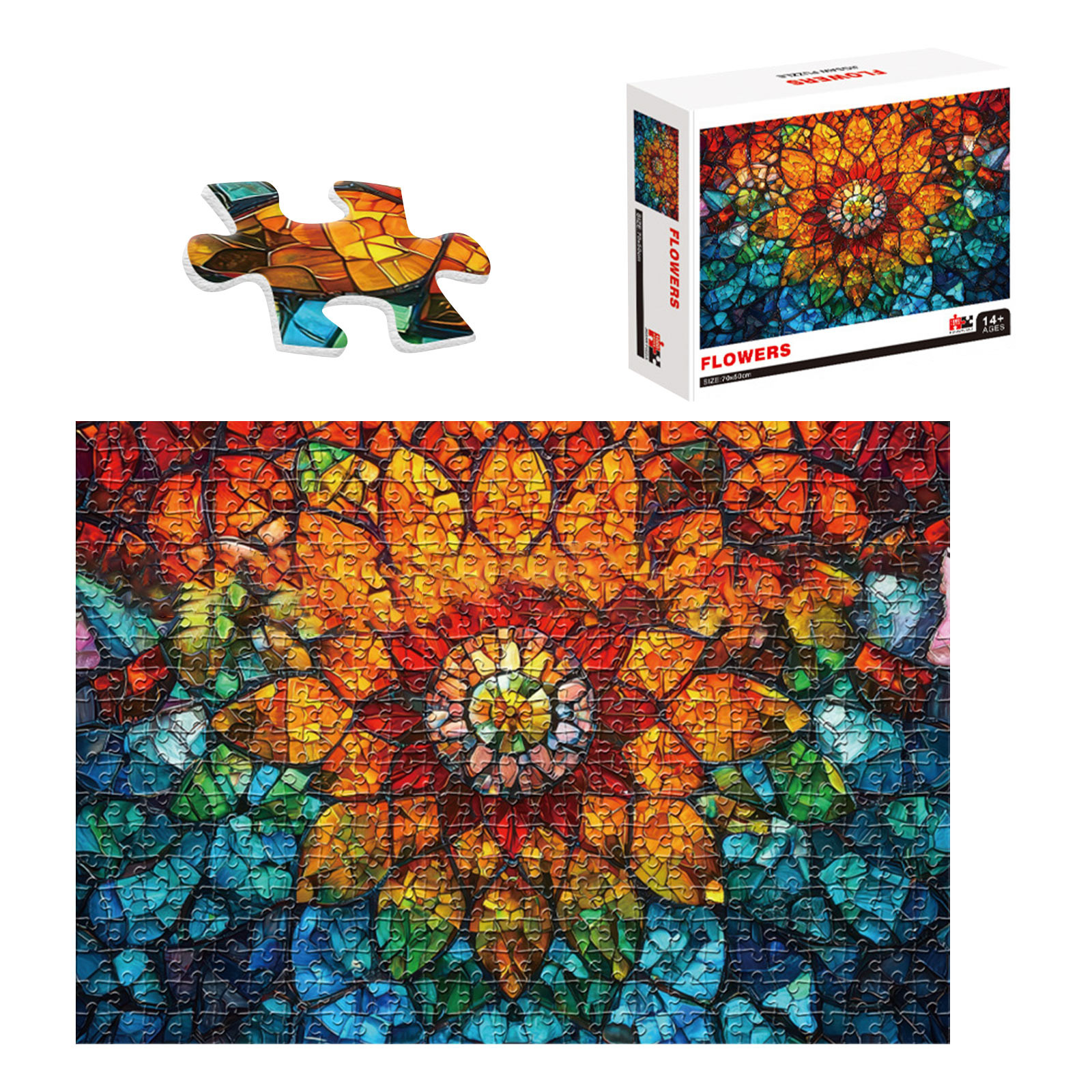 3 Models 1000 Piece Jigsaw Puzzle - 1.8mm Thick Durable Cardboard ...