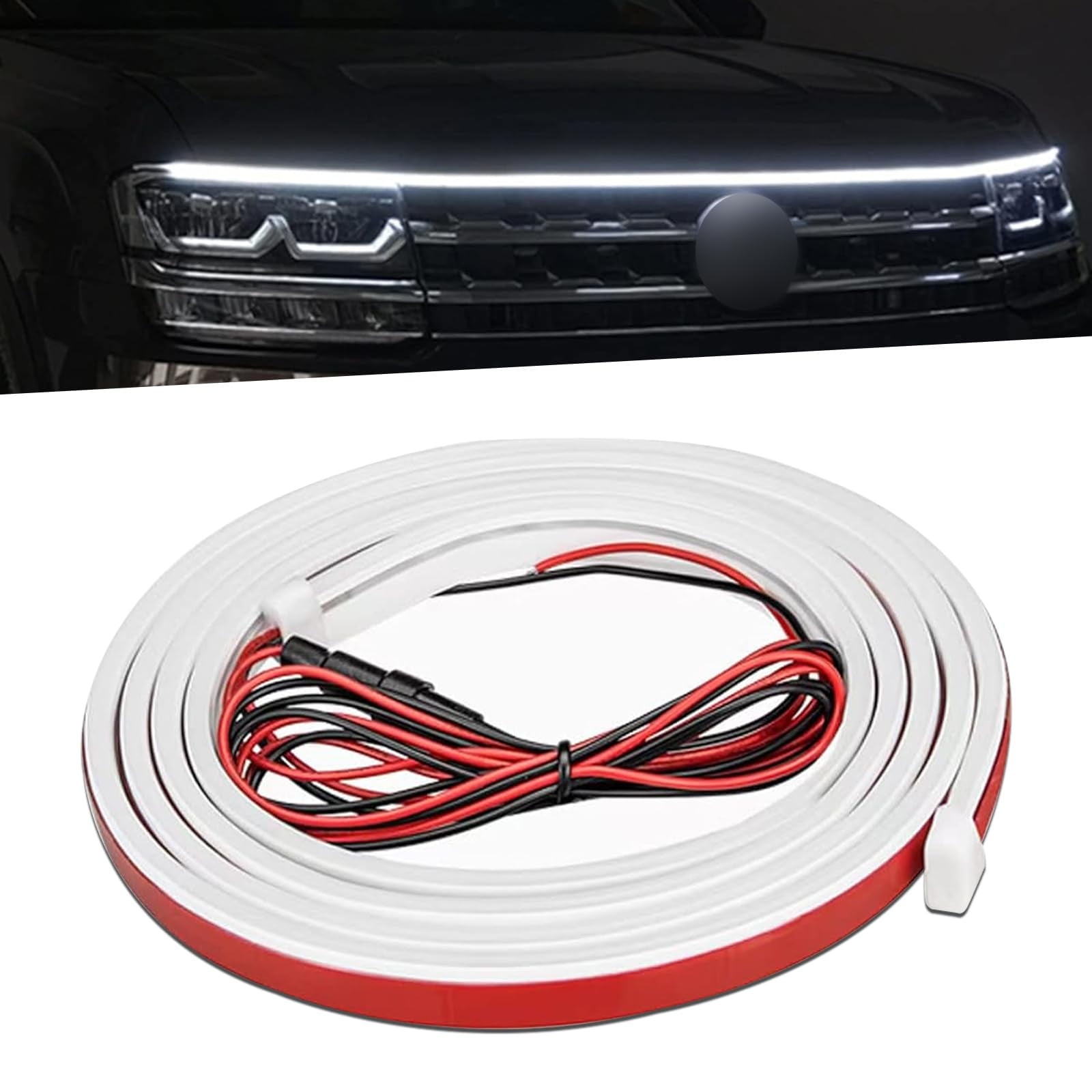 [3 Modes]2PCS Ultra Thin RRF12 Warning Strobe Lights Emergency Hazard ...