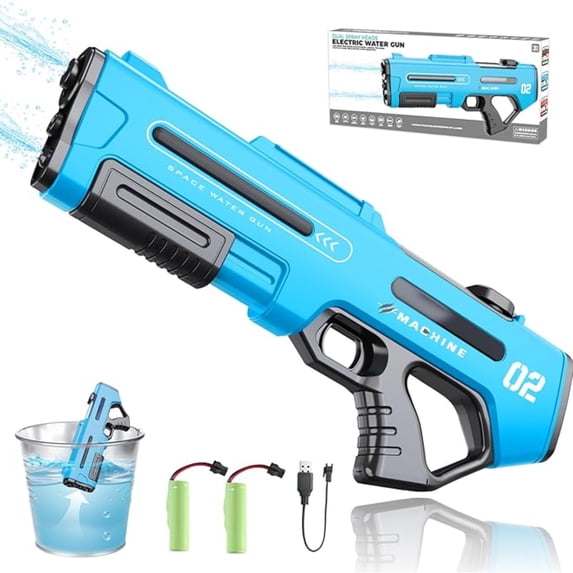 3 Modes Automatic Electric Water Squirt Toy, 460ML Capacity 32Ft Long ...