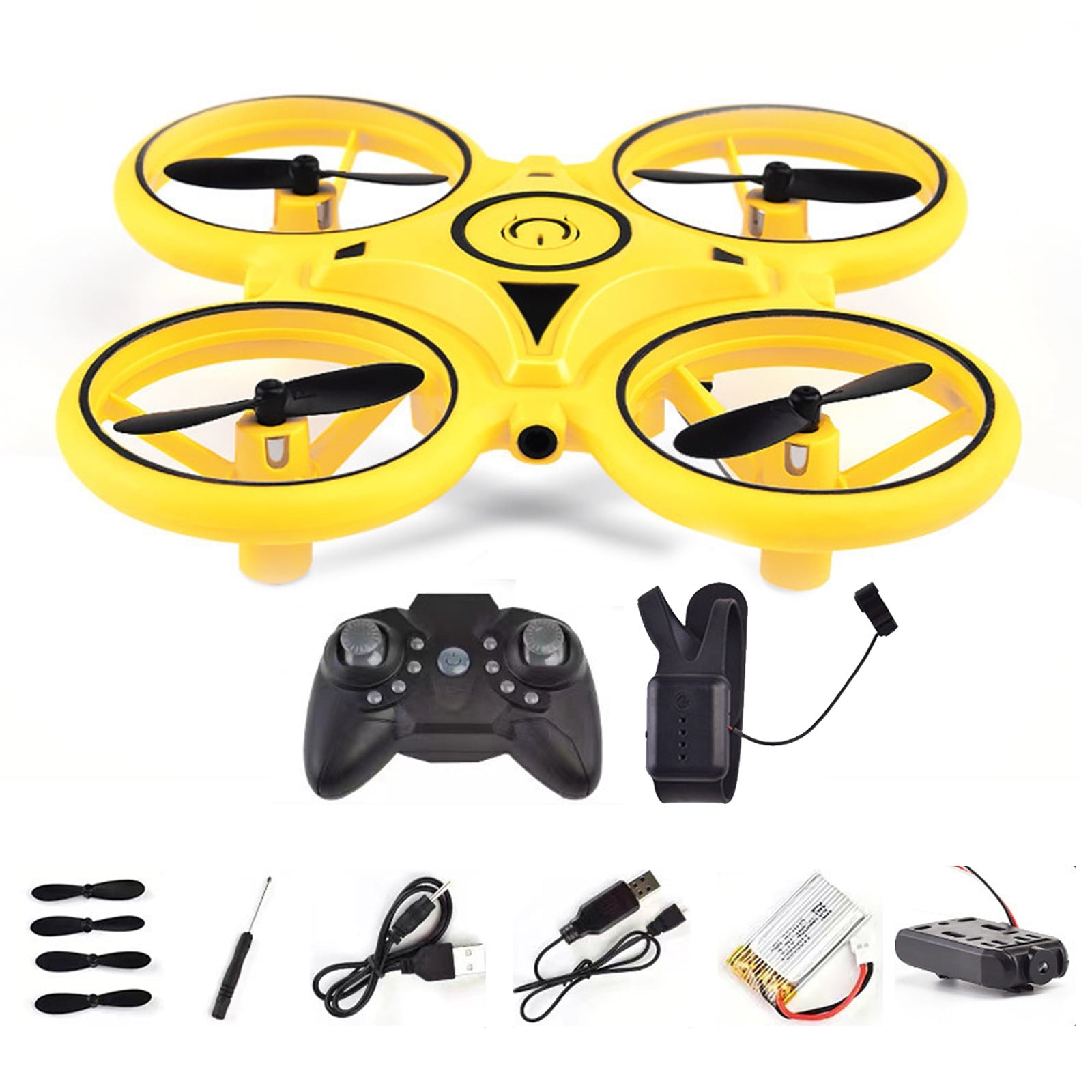 3 Modes Drone Remote Control Quadcopter with LED Light Remote Control ...