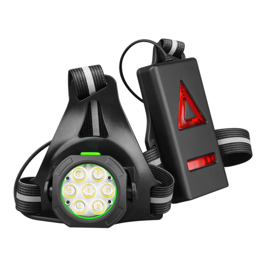 3 Modes LED Cycling Chest Light Safety Lamp Adjustable Night Running ...