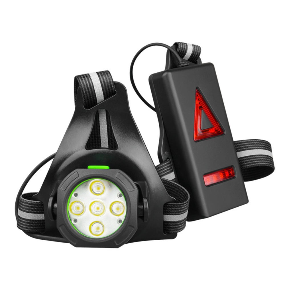 3 Modes LED Cycling Chest Light Safety Lamp Adjustable Night Running ...