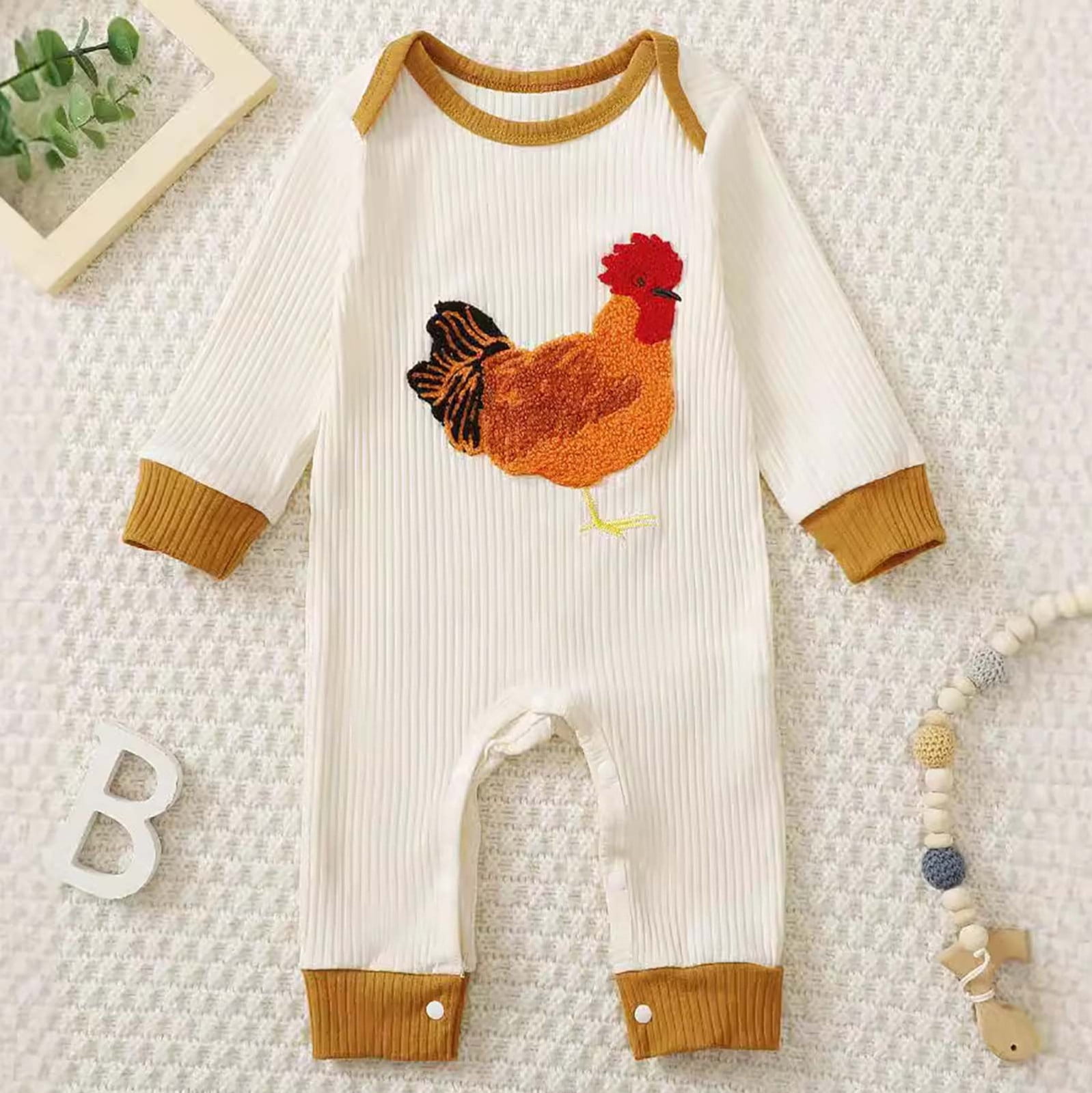 3 Months Infant Baby Girl Fall Outfit Sweatshirt Romper Letter ...