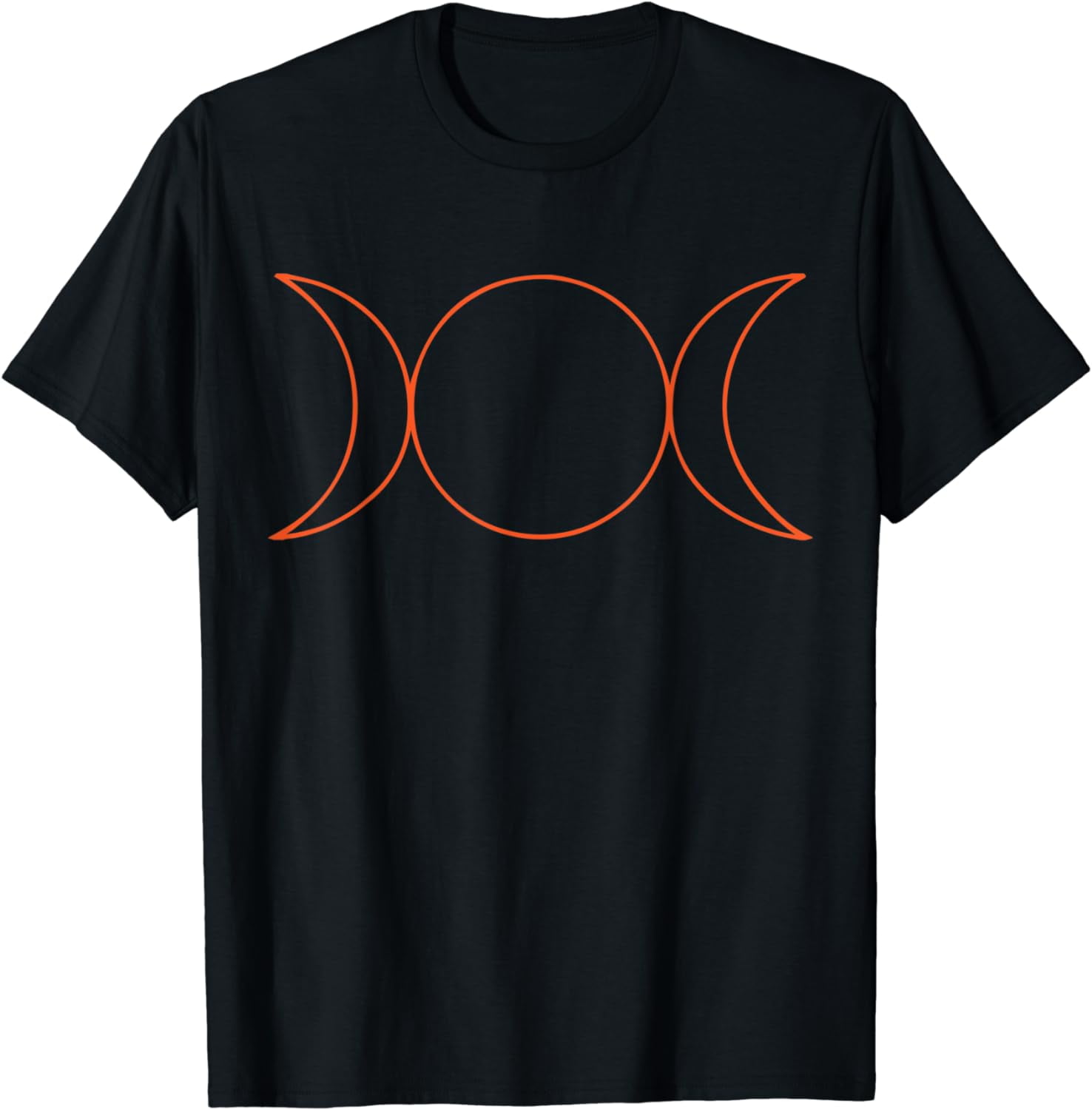3 Moons Triple Goddess Shirt Three Symbol Vintage Wiccan Neo T-Shirt ...