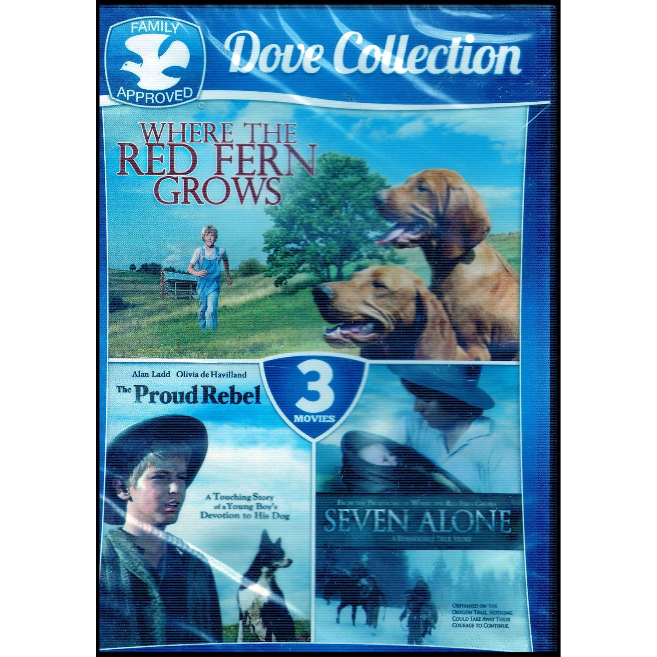 3-Movie Family Dove Collection V.1: Where the Red Fern Grows / Seven ...
