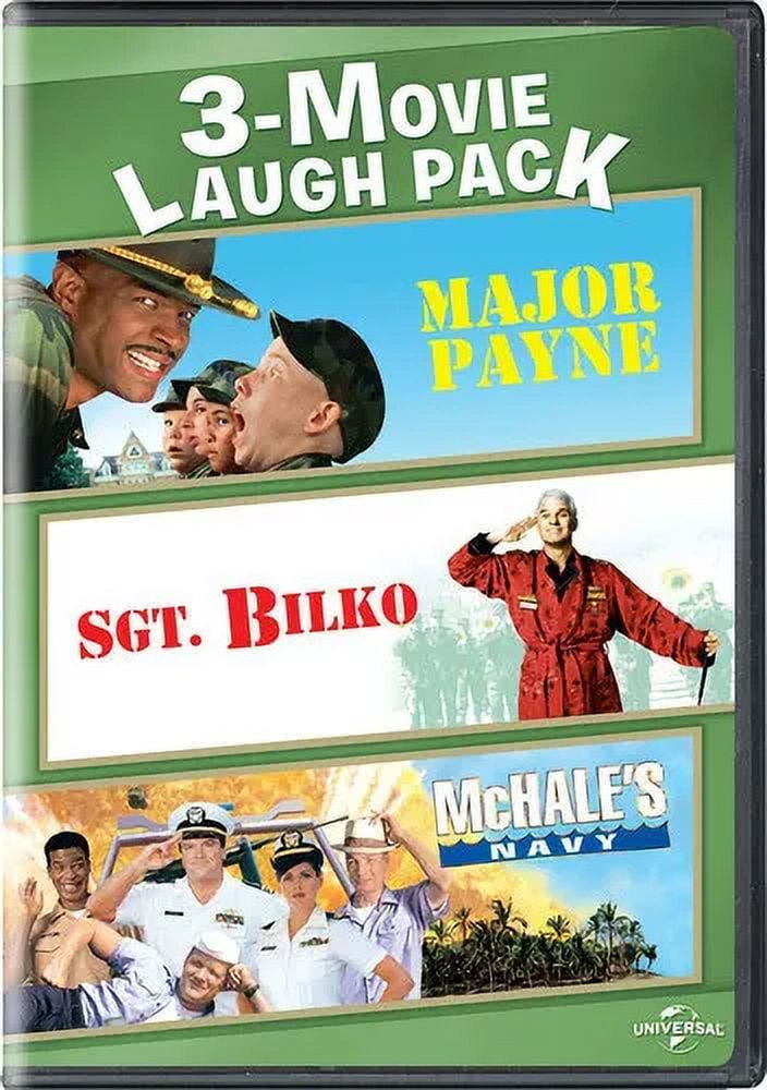 3-Movie Laugh Pack: Major Payne / Sgt. Bilko / McHale'savy (1997) | D ...