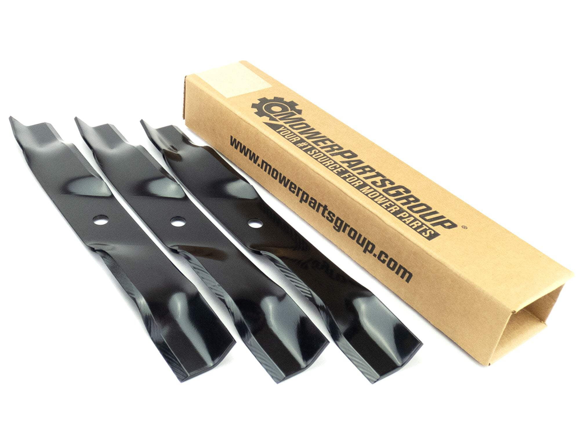 (3) Mulching Blades for Exmark 52" Laser Z - 103-6582-S, 103-6584-S ...