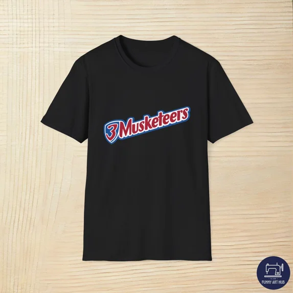 3 Musketeers Logo Unisex T-Shirt - Walmart.com