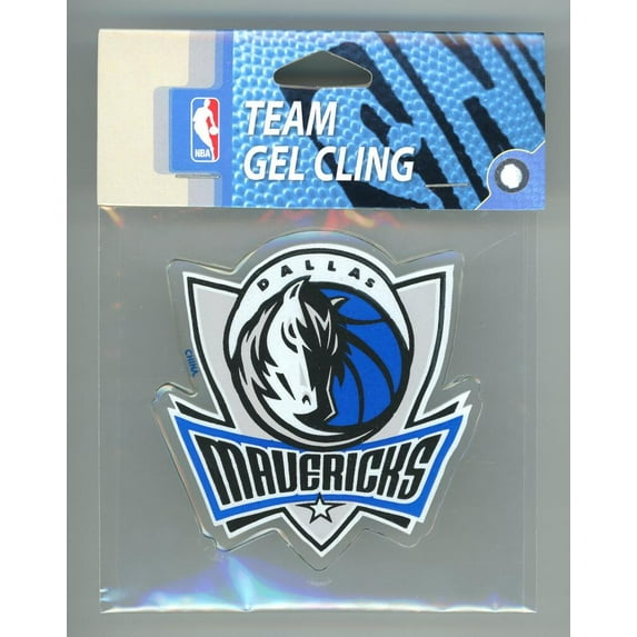 (3) NBA Dallas Mavericks Team Logo 4x4 Gel Cling Pack - Walmart.com