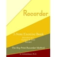 3-Note Exercise Book: Recorders in C (Soprano & Tenor) Baroque ...