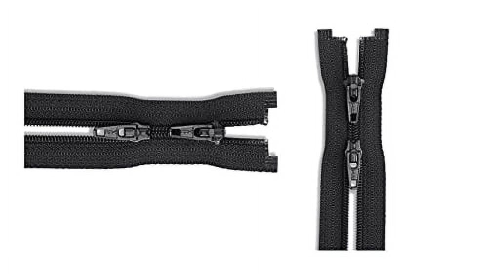 #3 Nylon Coil Lightweight YKK Jacket 2-Way Separating Zipper - Choose ...