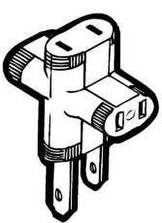 3 OUTLET CUBE TAP VINYL BRWN per 59 Each - Walmart.com