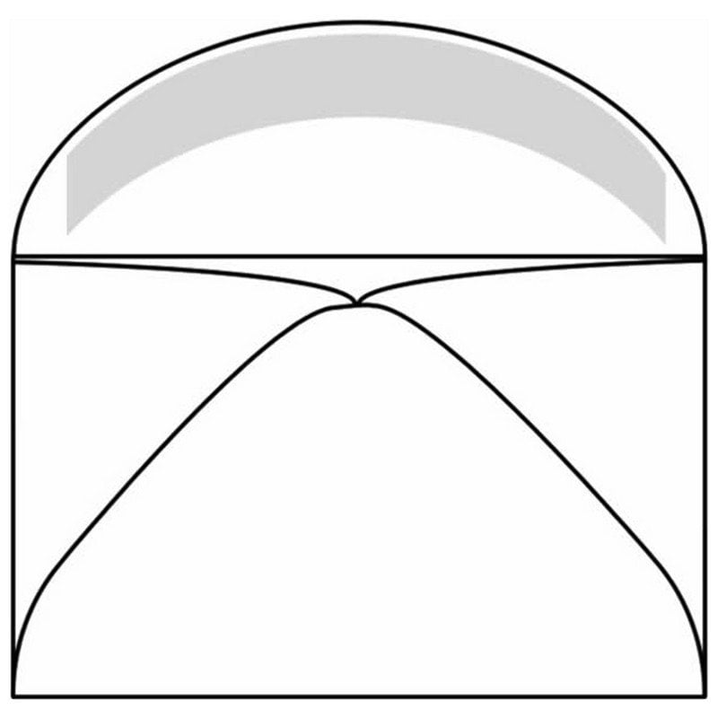 #3, Open Side Drug Envelope, 2-5/16" x 3-5/8", 20#, White, Diagonal ...