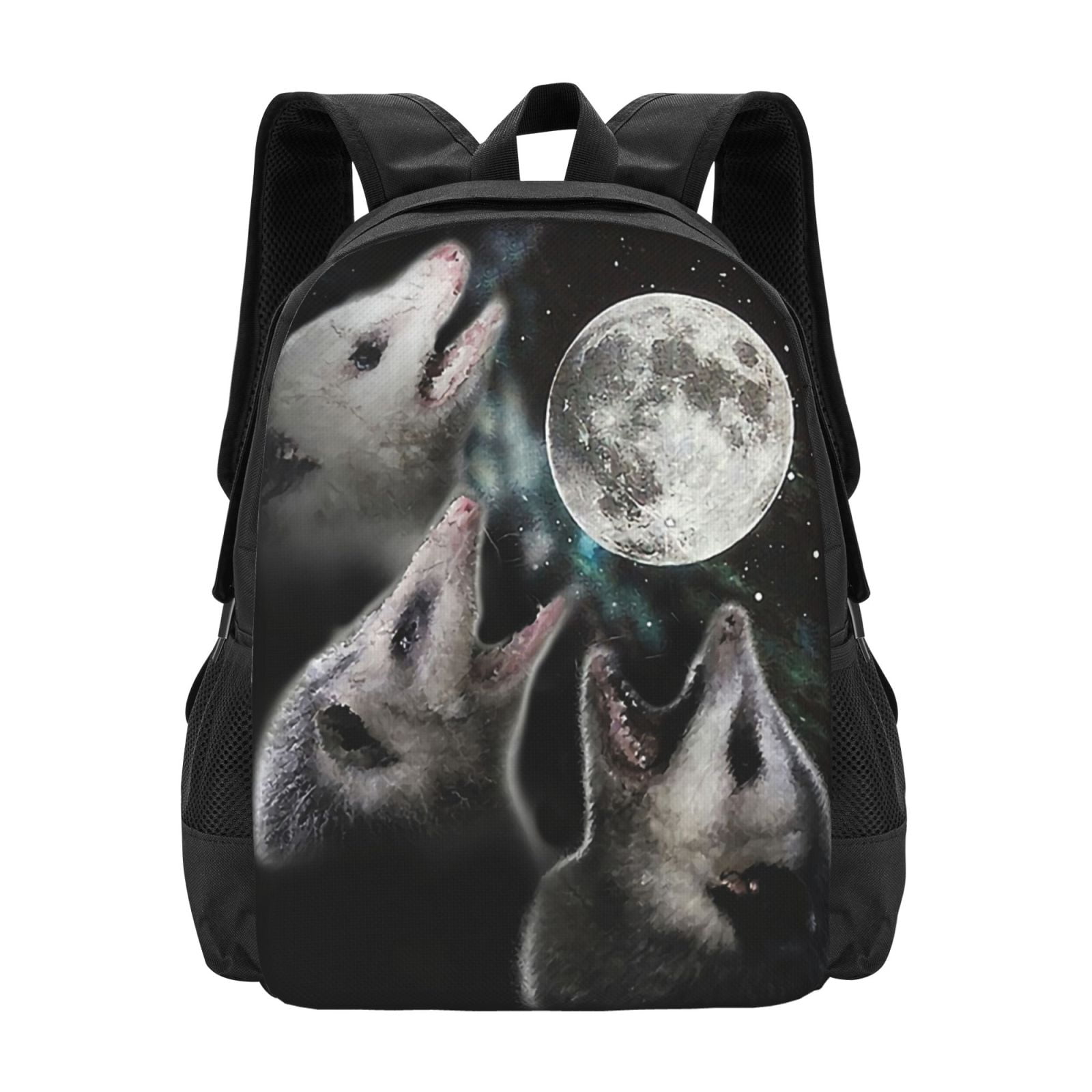 3 Opossum Moon Backpack Fashion Travel Backpack Laptop Backpack 16 Inch ...