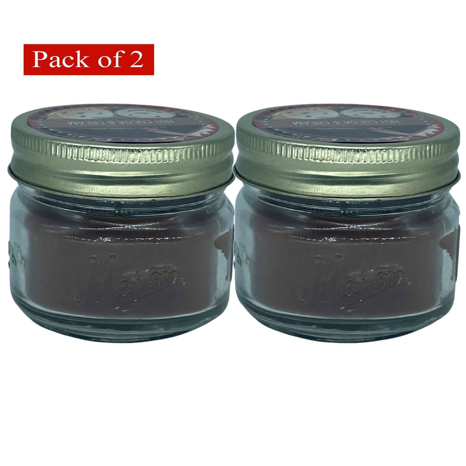 3 Ounce Hot Cocoa & Cream 1 Wick Mason Candle (Pack of 2) - Walmart.com