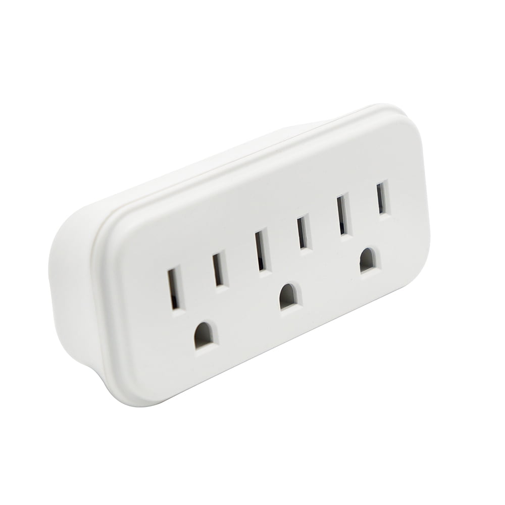 3 Outlet Grounding Tap AC125V 15A, (2 Pack) - Walmart.com