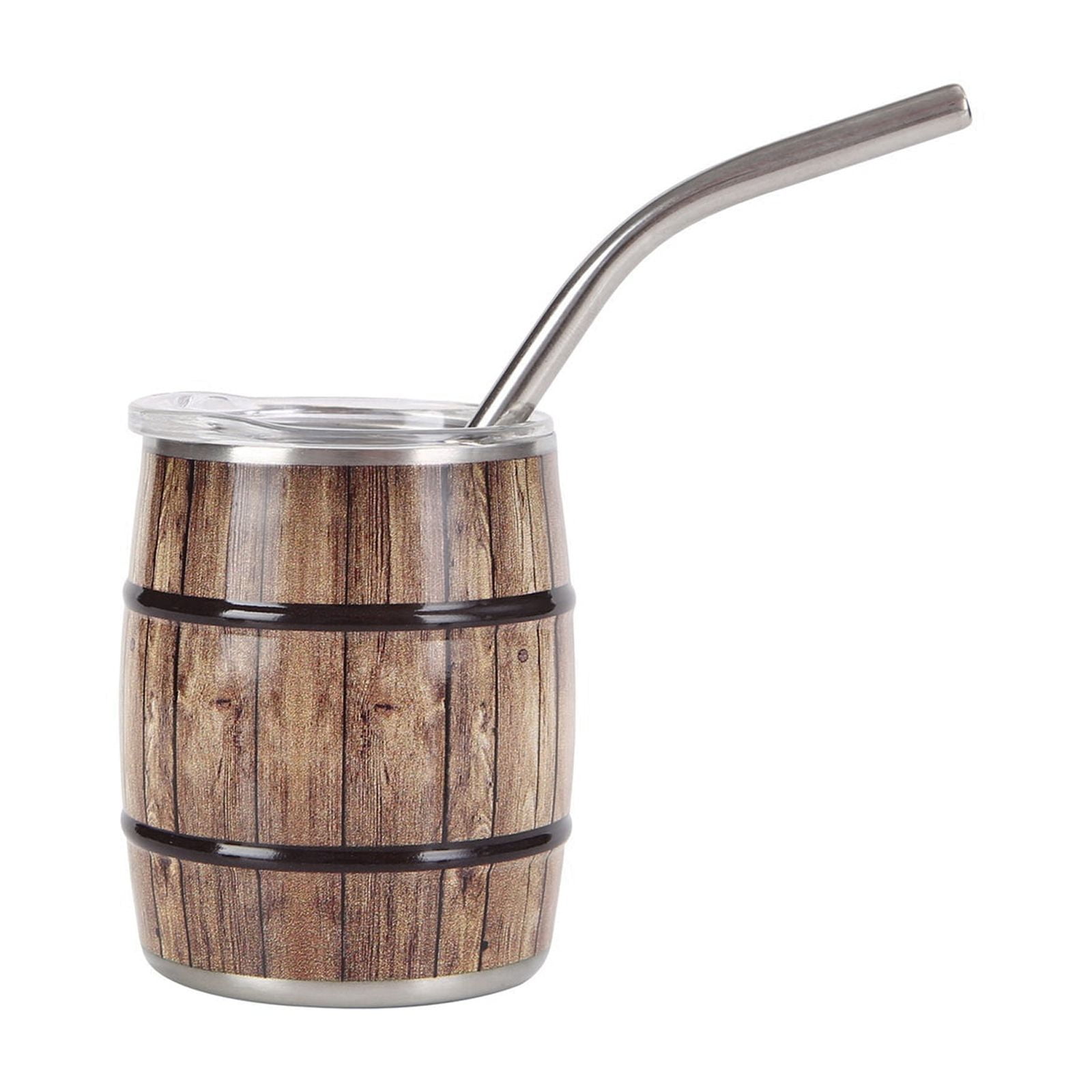 3 Oz Mini Tumbler Shot Glass With Straw And Lid Barrel Shaped Shot ...