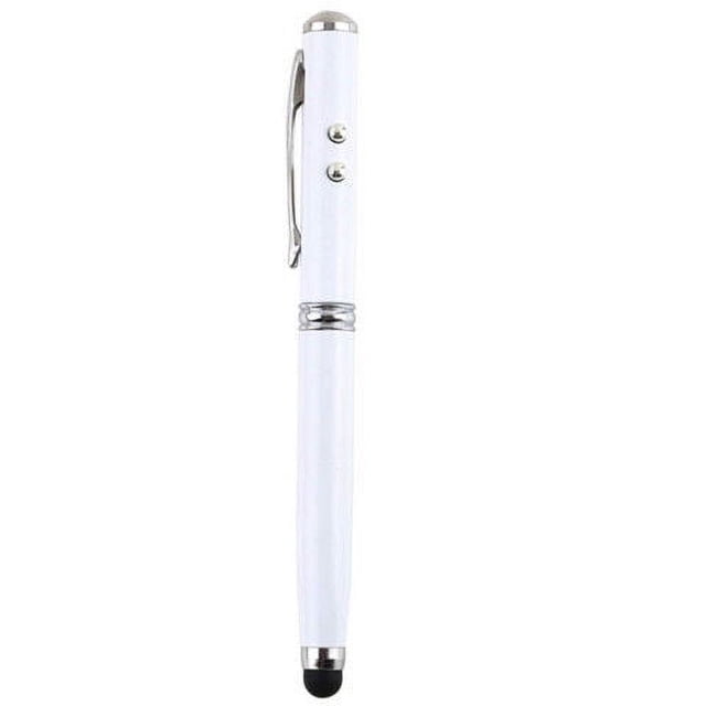 [3-PACK] 4-in-1 Touch Screen Stylus + Ballpoint Pen + LED Flashlight ...