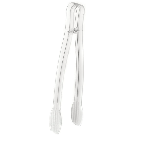 Set of 12 - Heavy Duty White Serving Tongs - 12 inch - Plastic ...