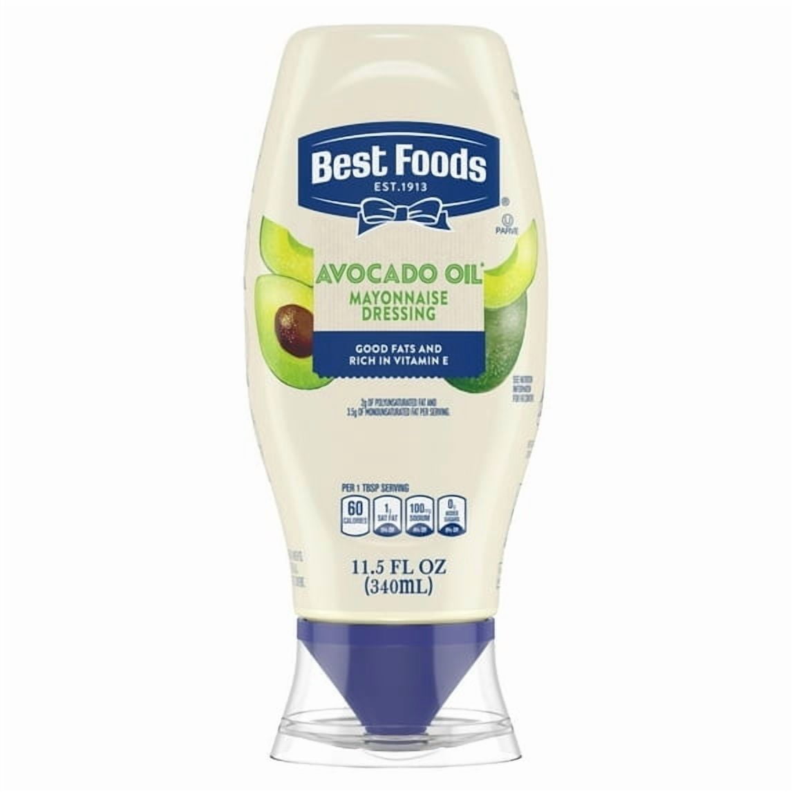 (3 PACK) Best Foods Avocado Oil Mayonnaise Dressing Condiments, 11.5 fl ...