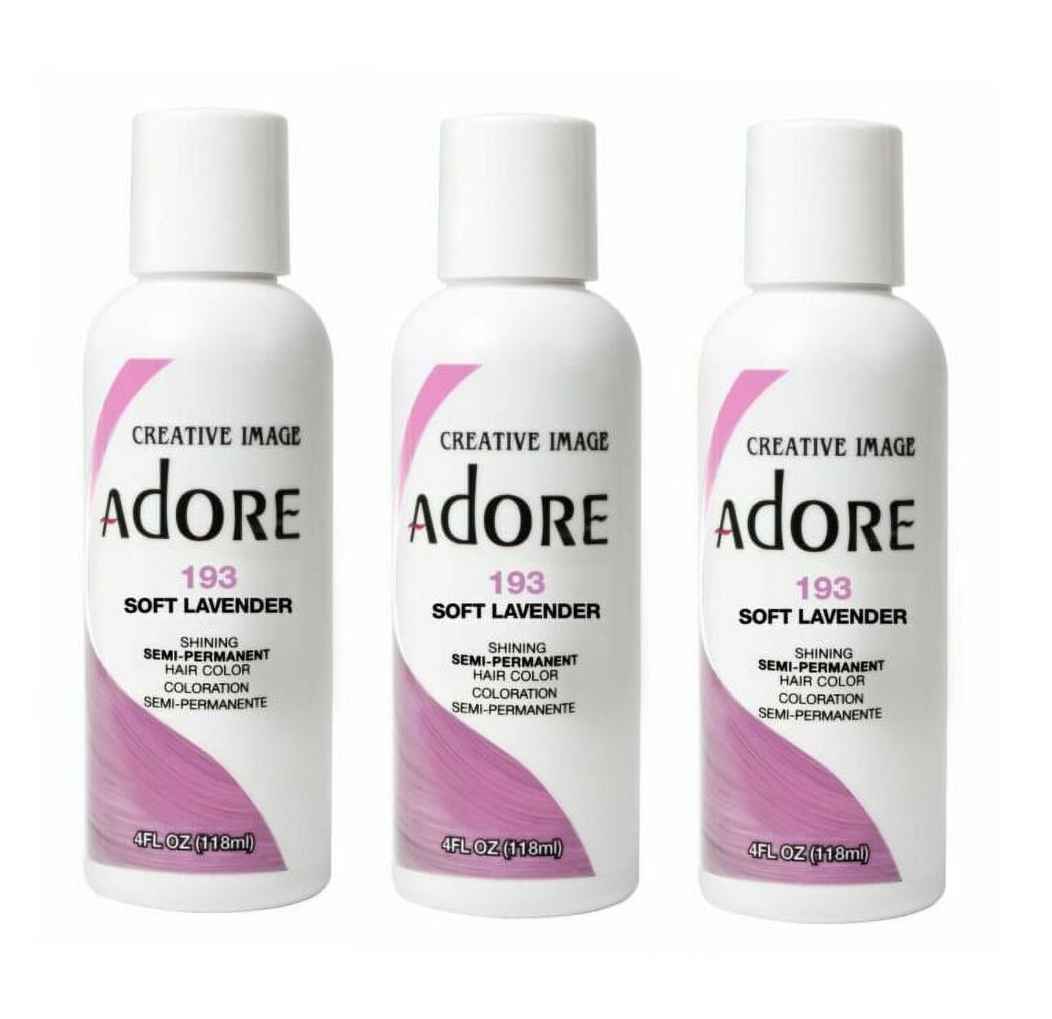 [3 PACK] Creative Images Systems Adore Semi-Permanent Hair Color [#193 ...