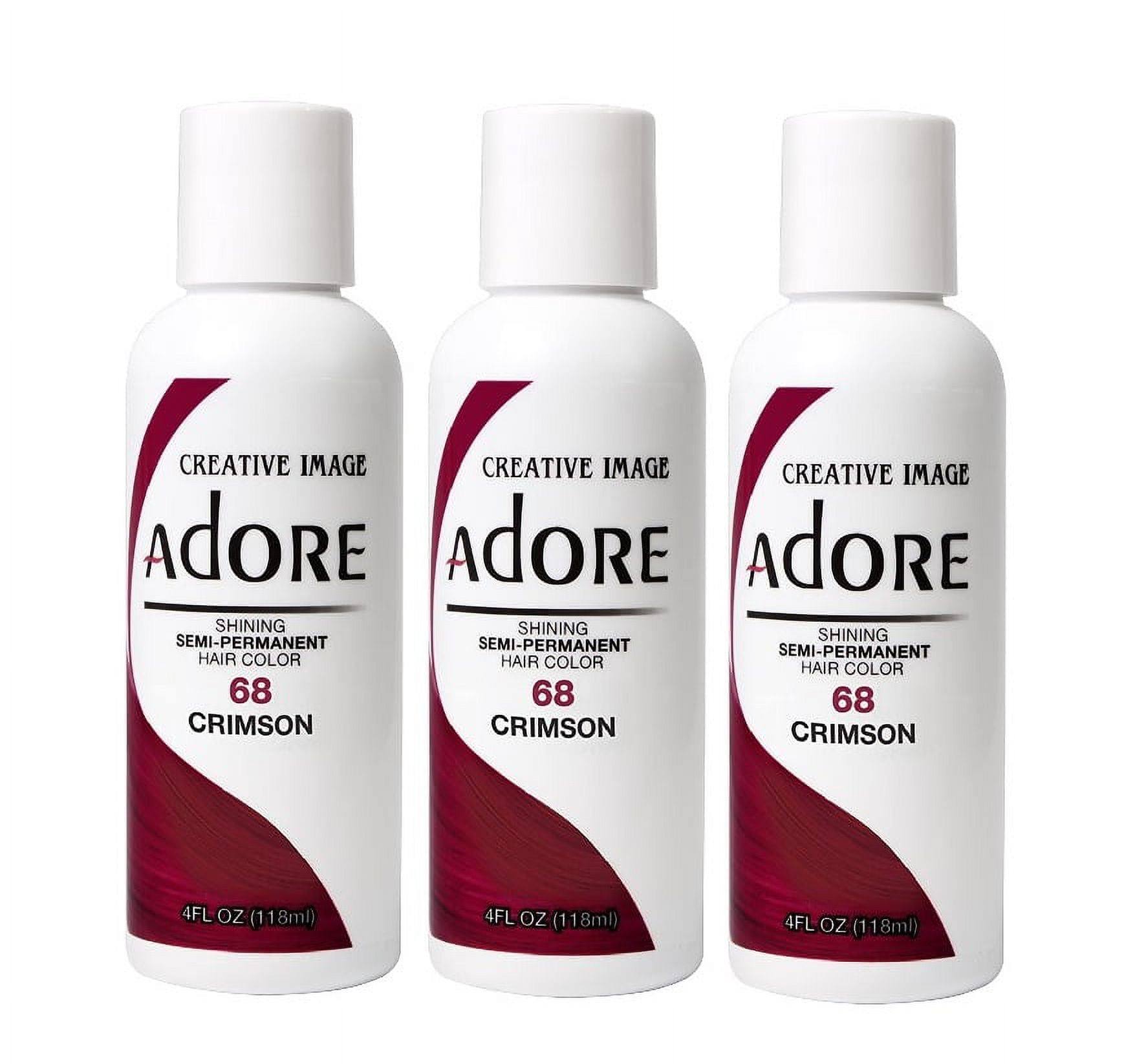 [3 PACK] Creative Images Systems Adore Semi-Permanent Hair Color [#68 ...