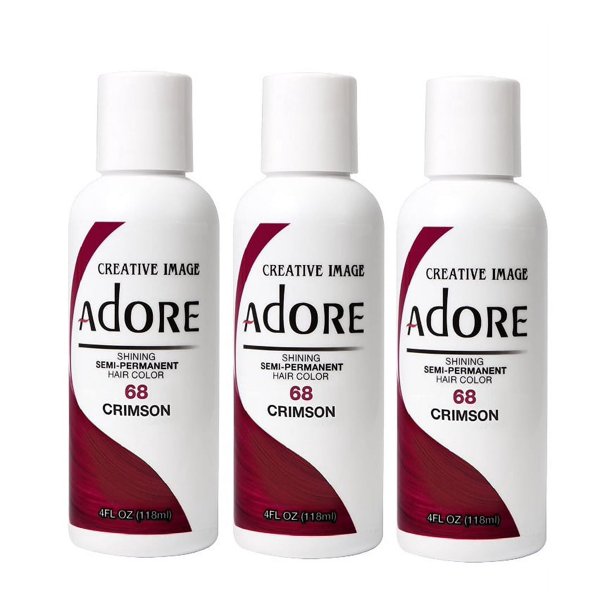 [3 PACK] Creative Images Systems Adore Semi-Permanent Hair Color [#68 ...