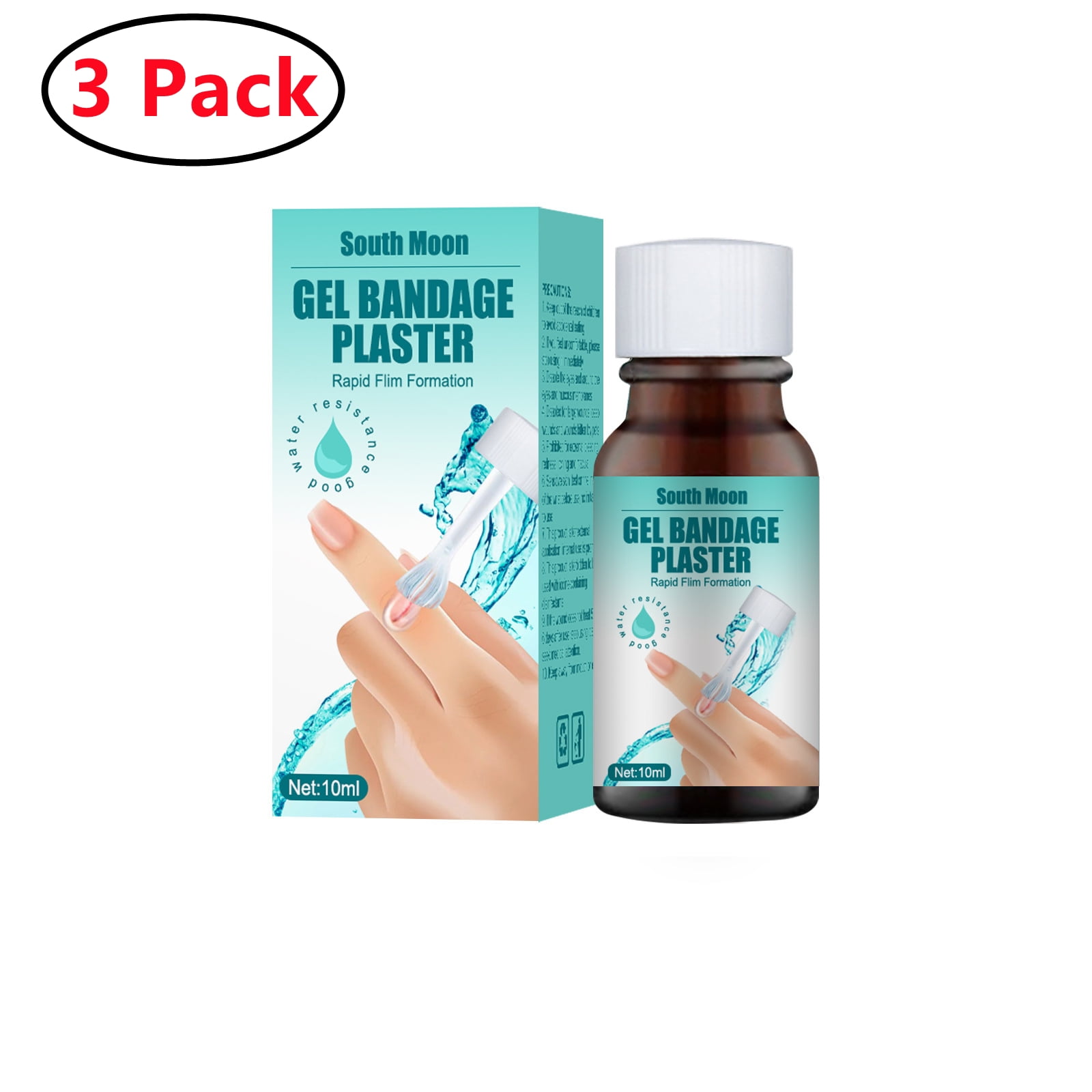 3 PACK Liquid Bandage Spray,Liquid Skin Bandage Band_aids,Waterproof ...